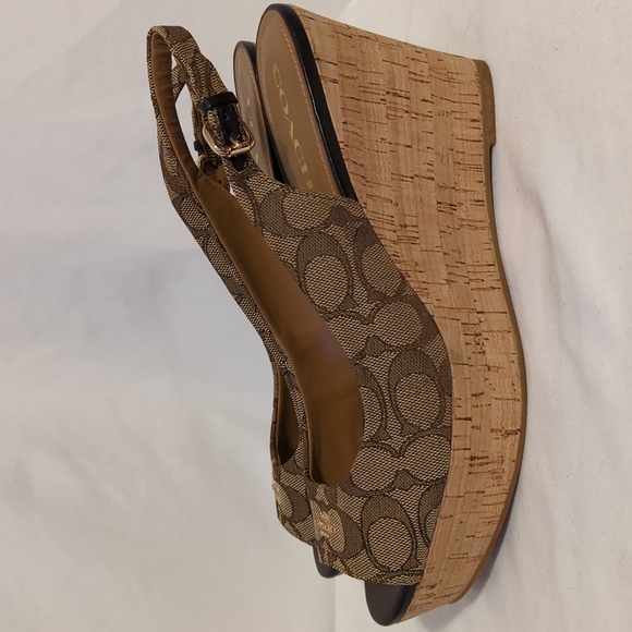 Coach | Shoes | Coach Wedge Sandals | Poshmark